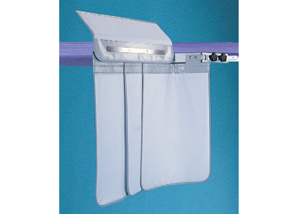 3 Section Double Pivot Under Table Shield – Wolf X-Ray