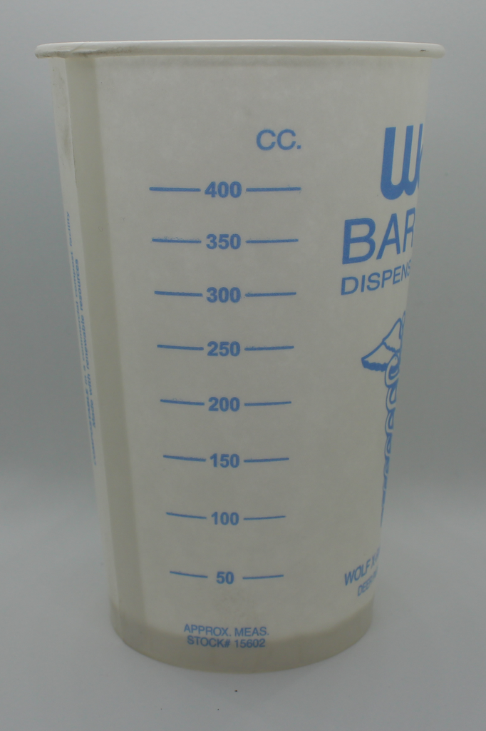 Barium Paper Cups – Wolf X-Ray